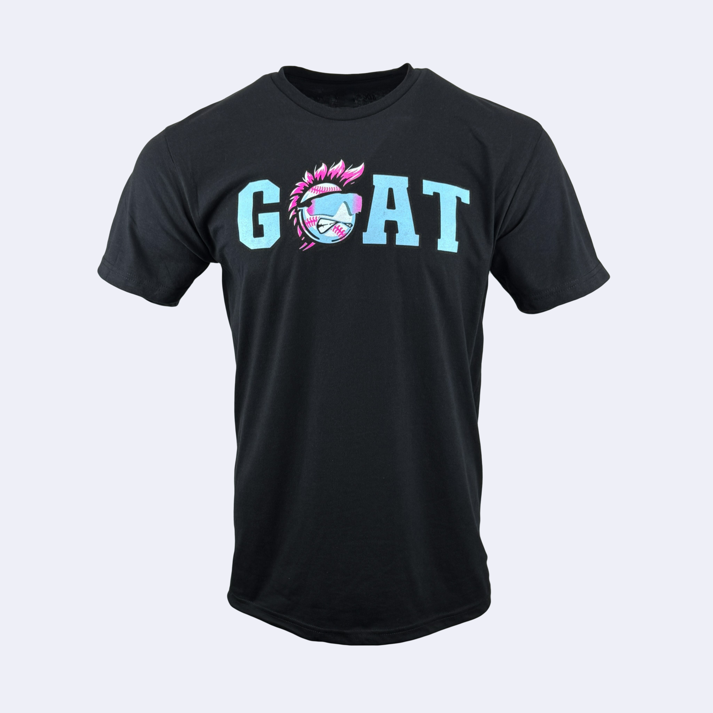 GOAT YOUTH TEE - BLACK/BLUE V1 – 6-4-3 BASEBALL