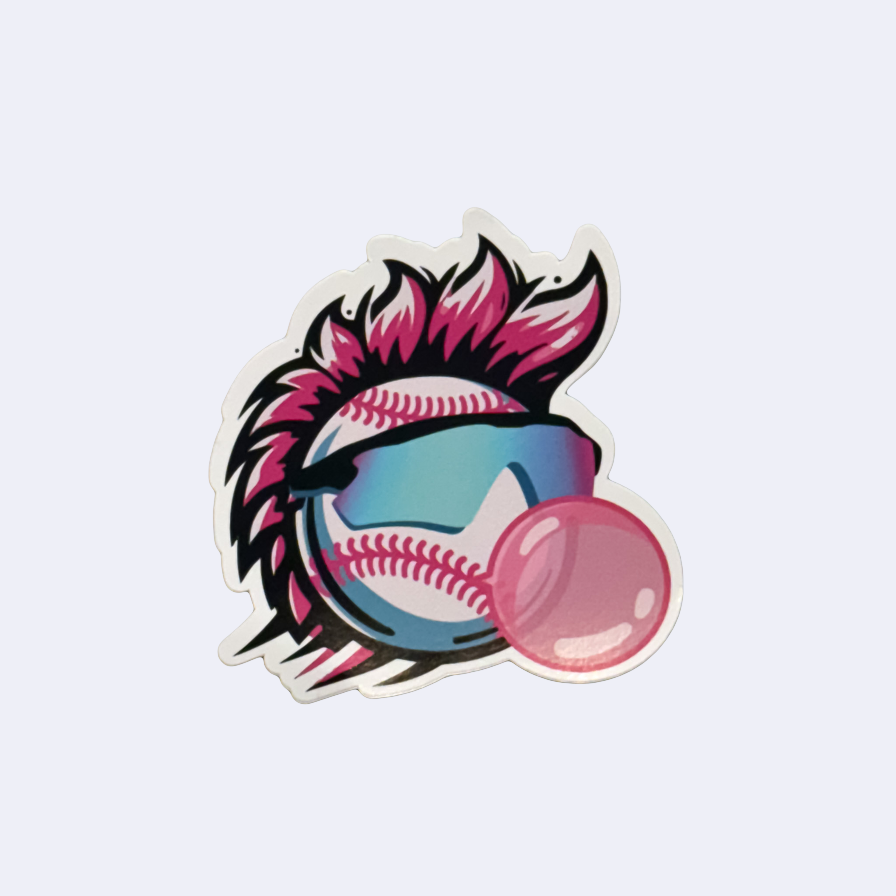 GRITTY BUBBLE STICKER – 6-4-3 BASEBALL