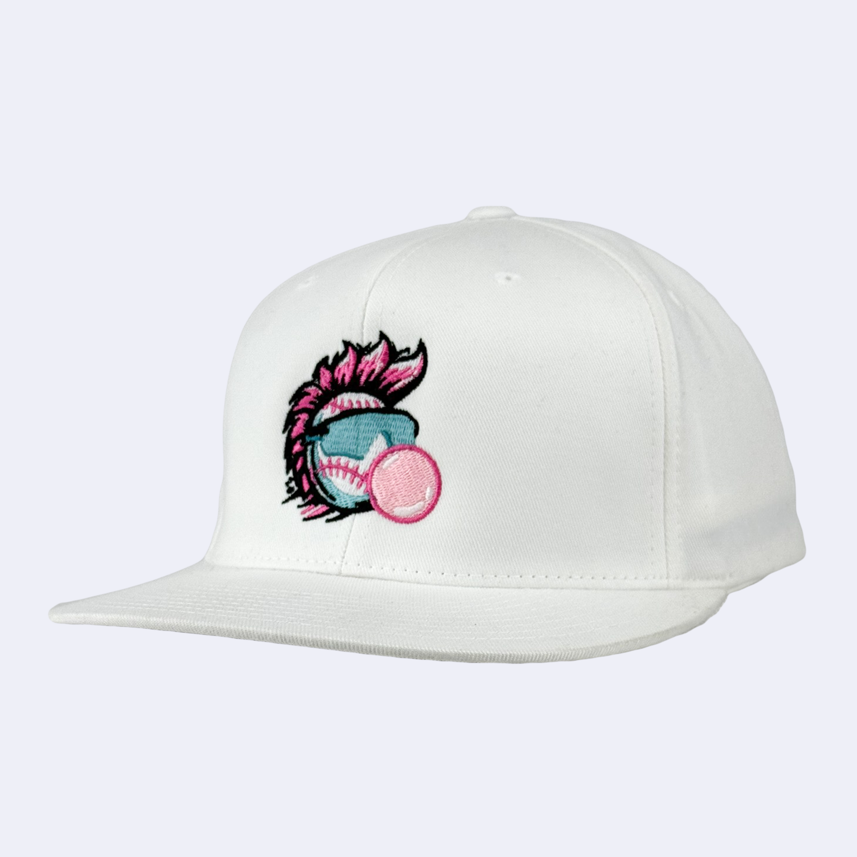 GRITTY FLAT BILL HAT - WHITE – 6-4-3 BASEBALL